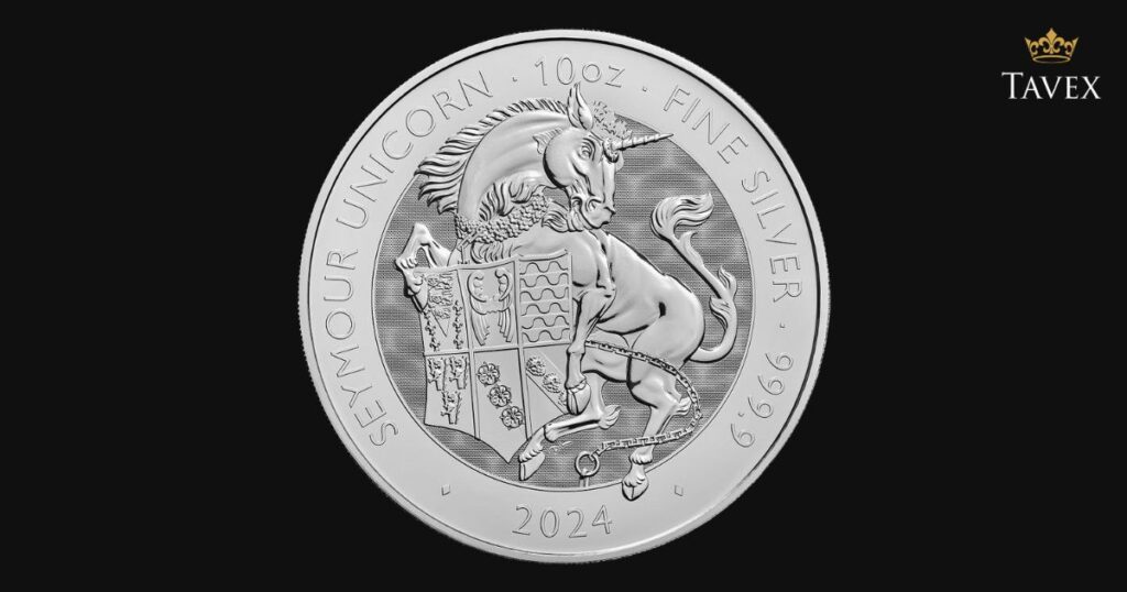 10 oz The Royal Tudor Beasts: The Seymour Unicorn Silver Coins* | Tavex